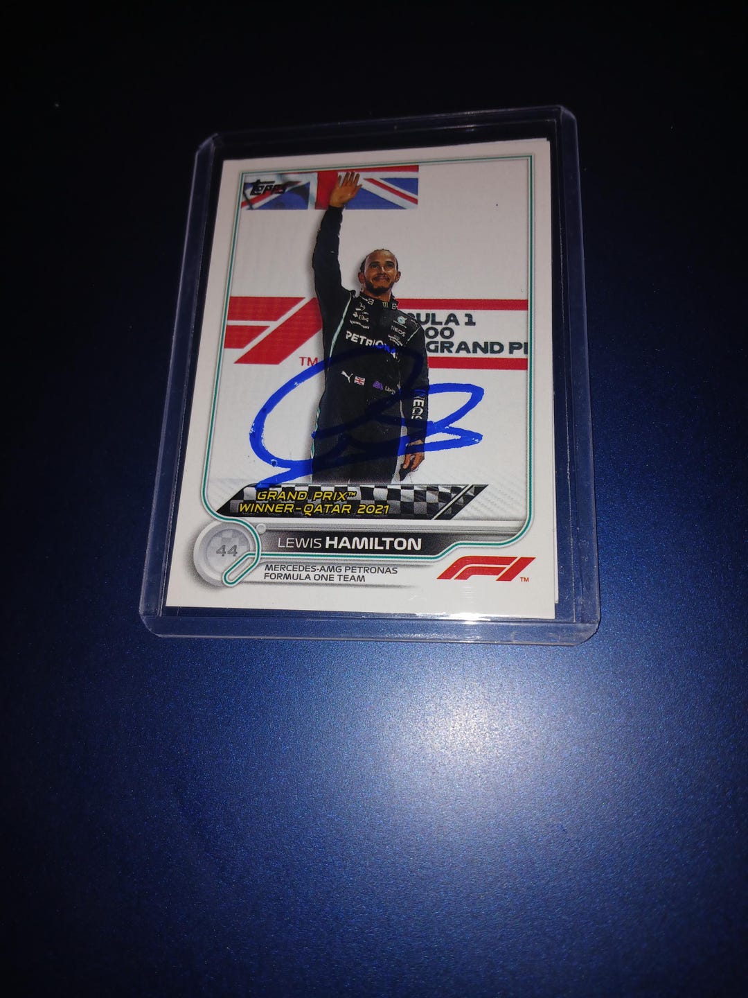 Lewis Hamilton Autographed Card With COA - Etsy