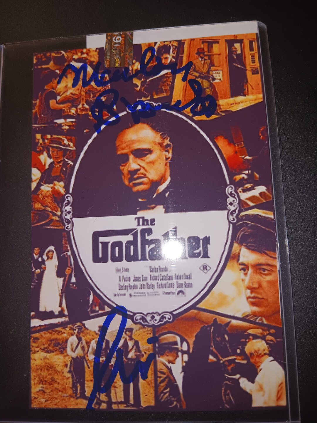Marlin Brando AL Pacino Autograph Godfather Promo With Coa - Etsy