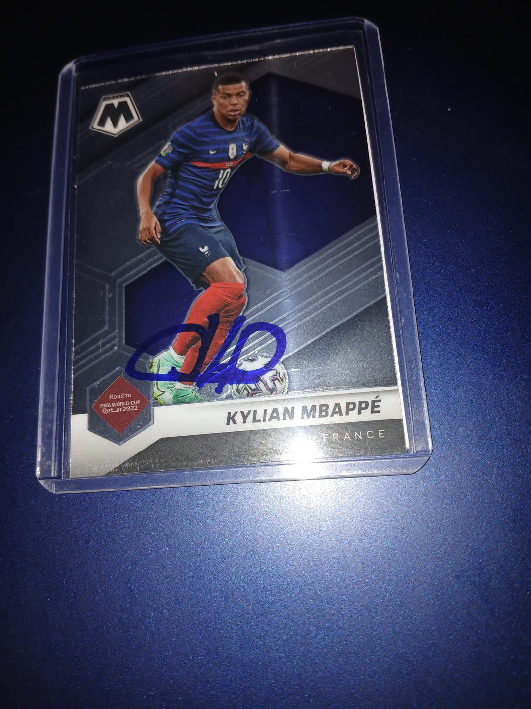 Kylian Mbappé Autographed Card With Coa - Etsy
