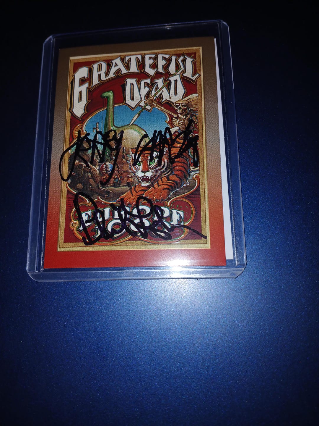Jerry Garcia, Phil Lesh Autographed Card With COA - Etsy