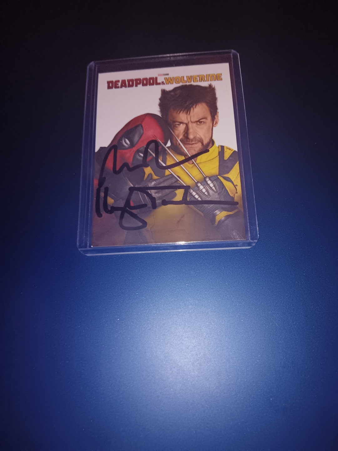 Ryan Reynolds, Hugh Jackman Autographed Deadpool Card With Coa - Etsy