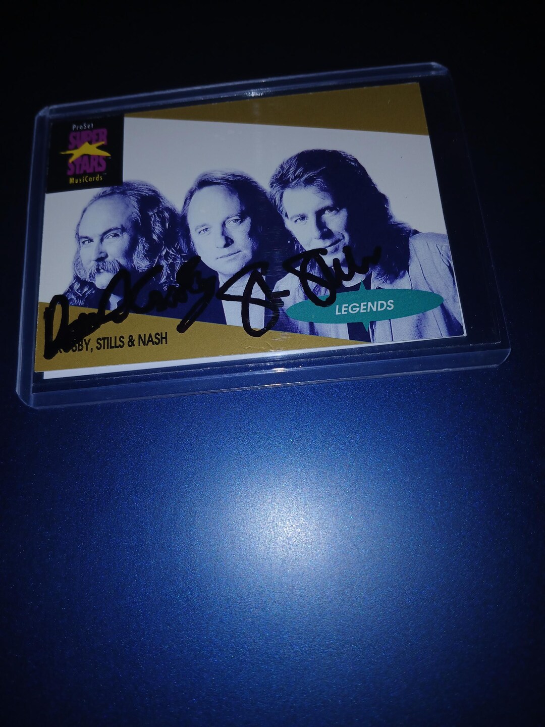 Crosby, Stills, and Nash Autographed Card With Coa - Etsy