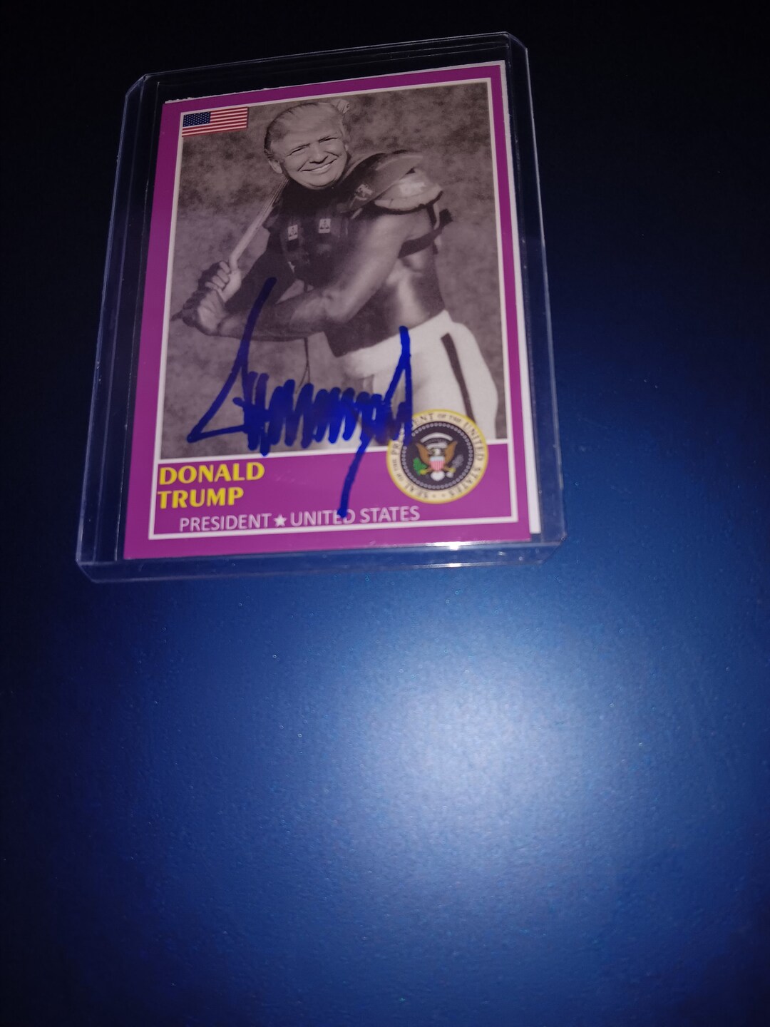 Donald Trump Autographed Card With Coa - Etsy