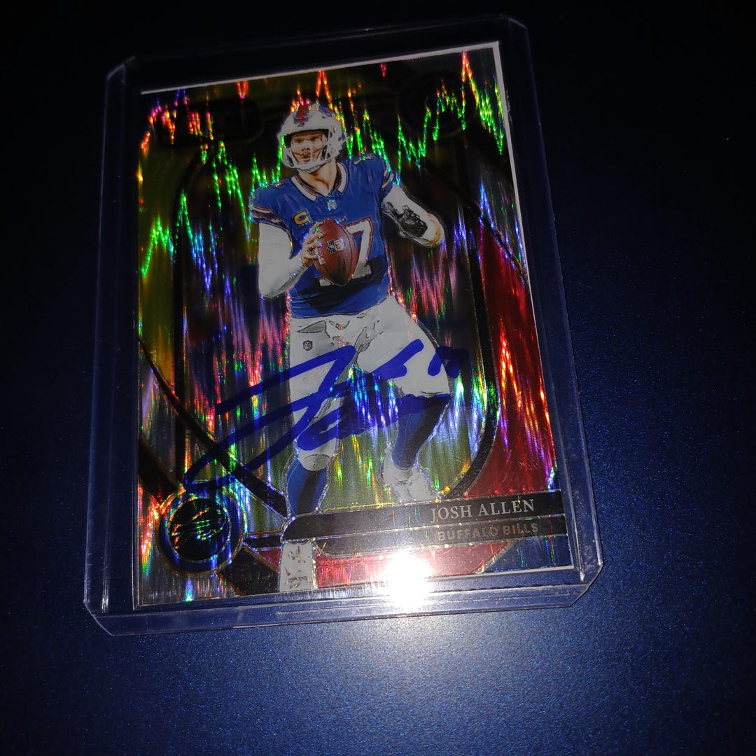 Josh Allen Autographed Card With Cert - Etsy
