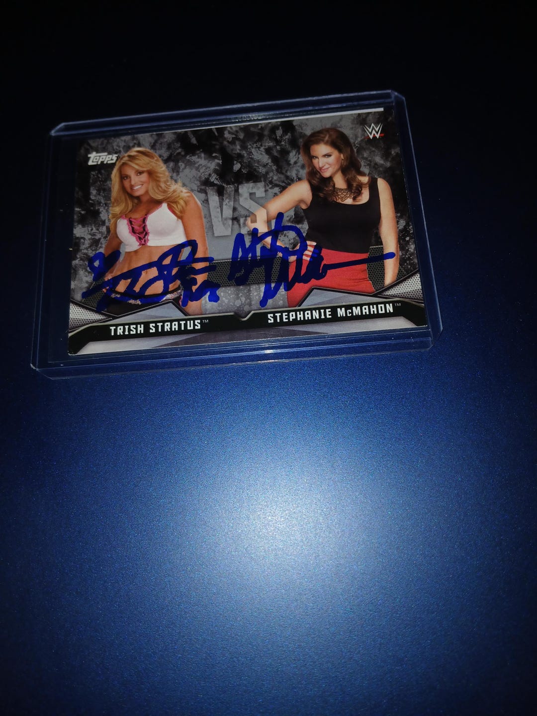 Stephanie Mcmahon, Trish Stratus Autographed Card With Coa - Etsy