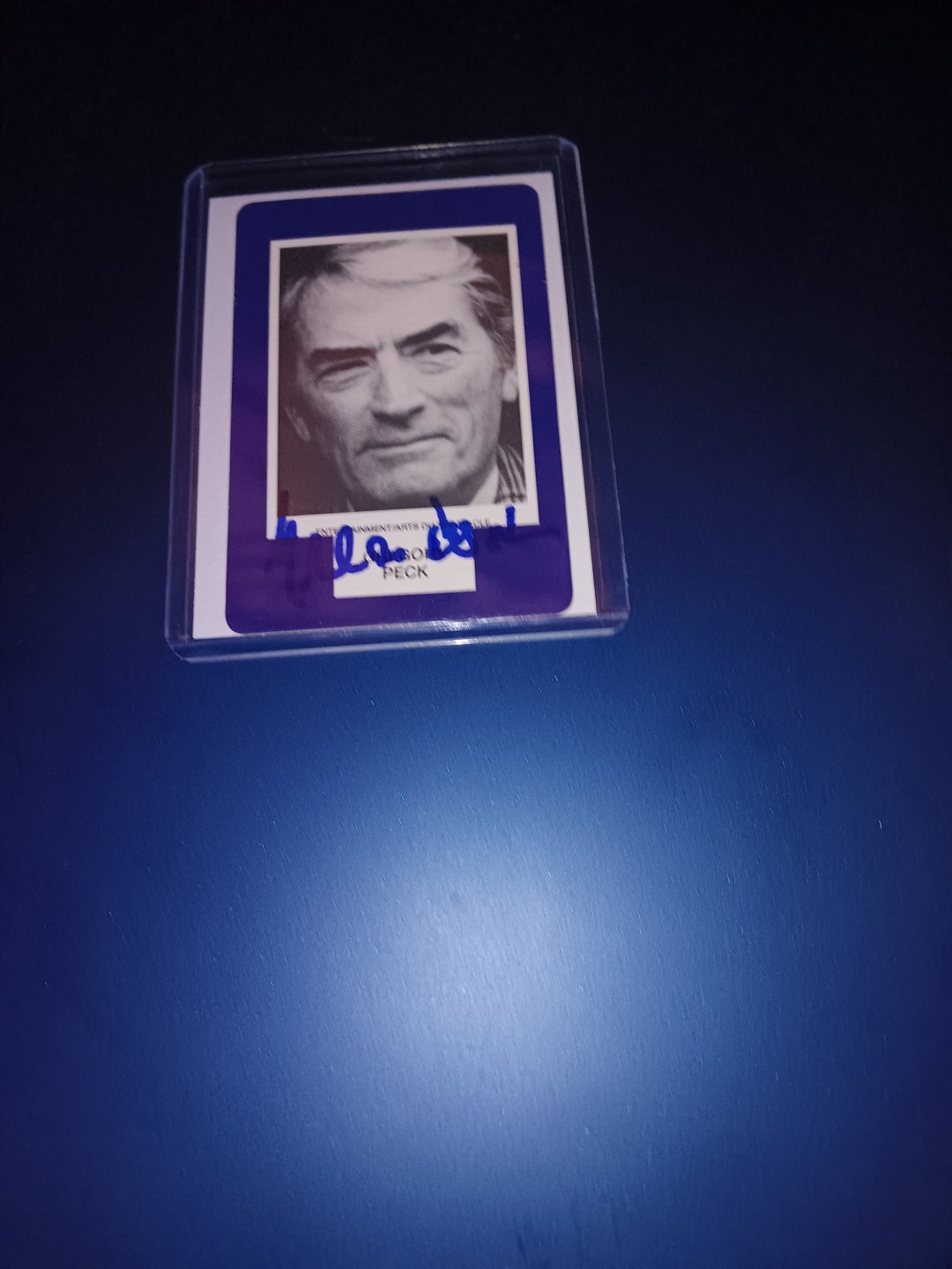 Gregory Peck Autographed Card With Coa - Etsy