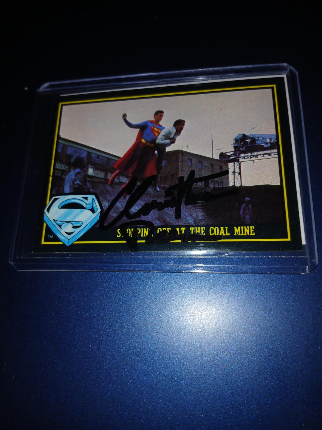 Christopher Reeve Autographed Superman Card With Coa - Etsy