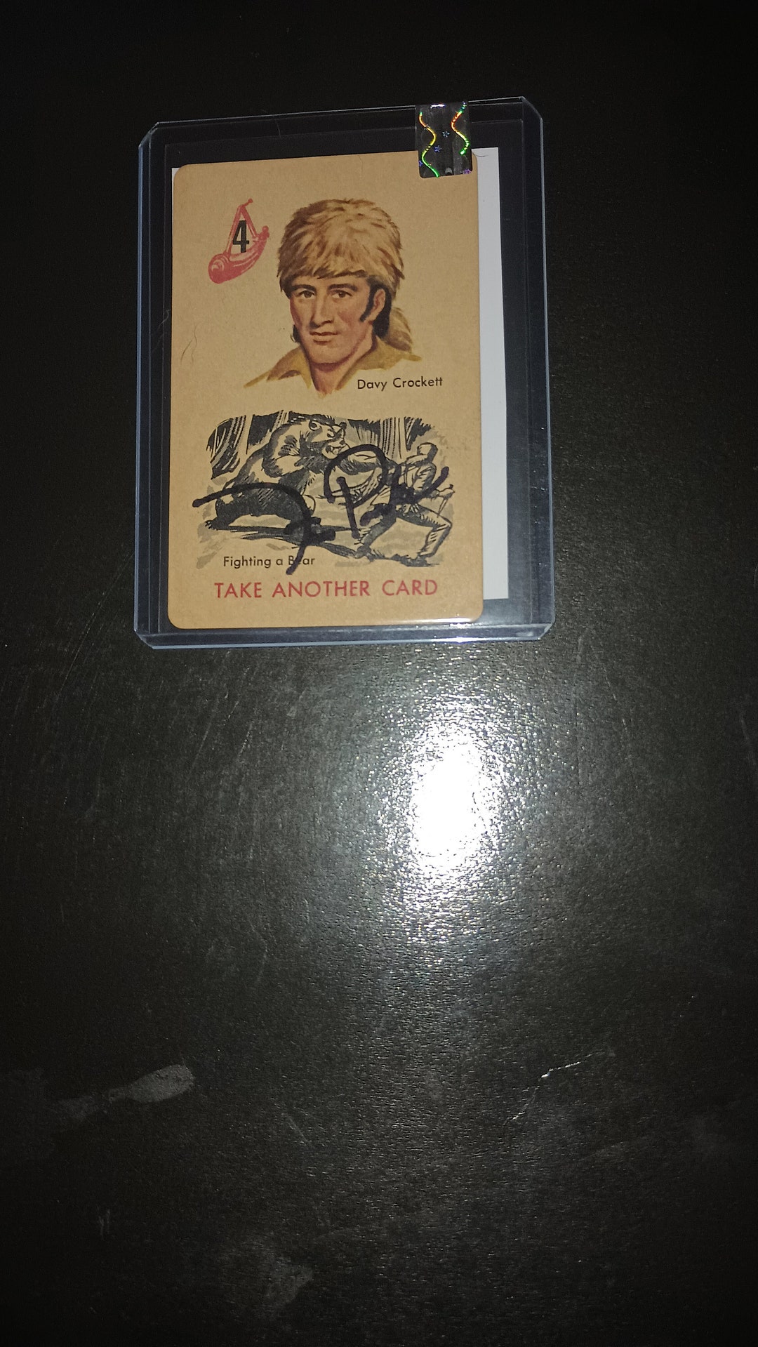 Fess Parker Autographed Davey Crockett Card With Coa - Etsy Canada