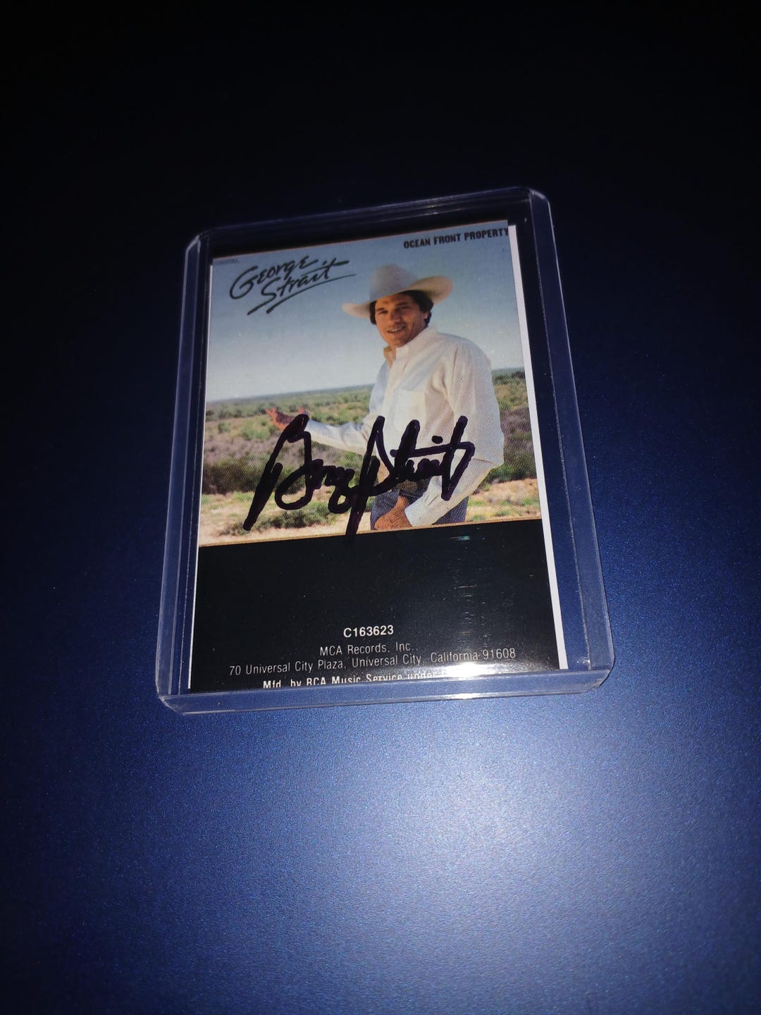 George Strait Autograph With COA - Etsy