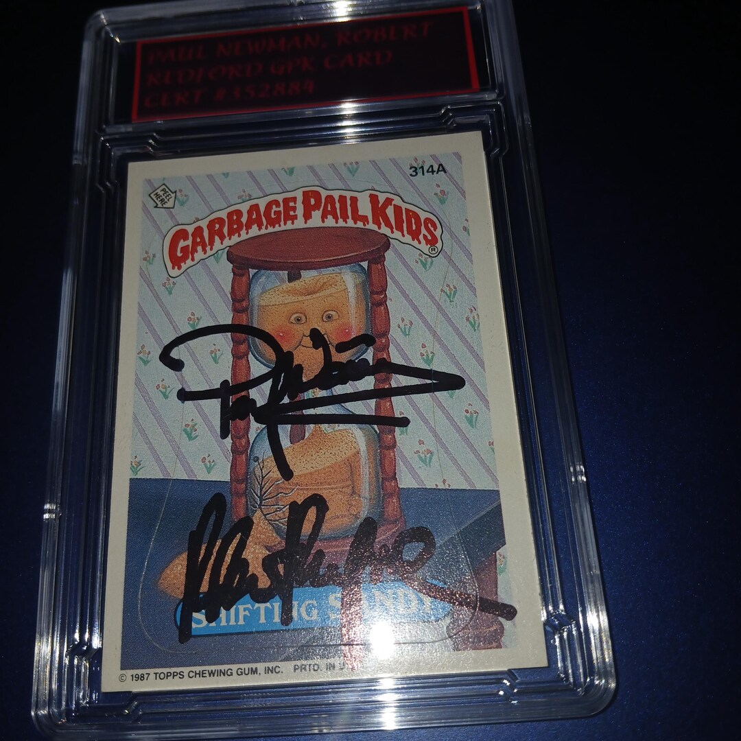 Paul Newman, Robert Redford Autographed Card With Cert - Etsy