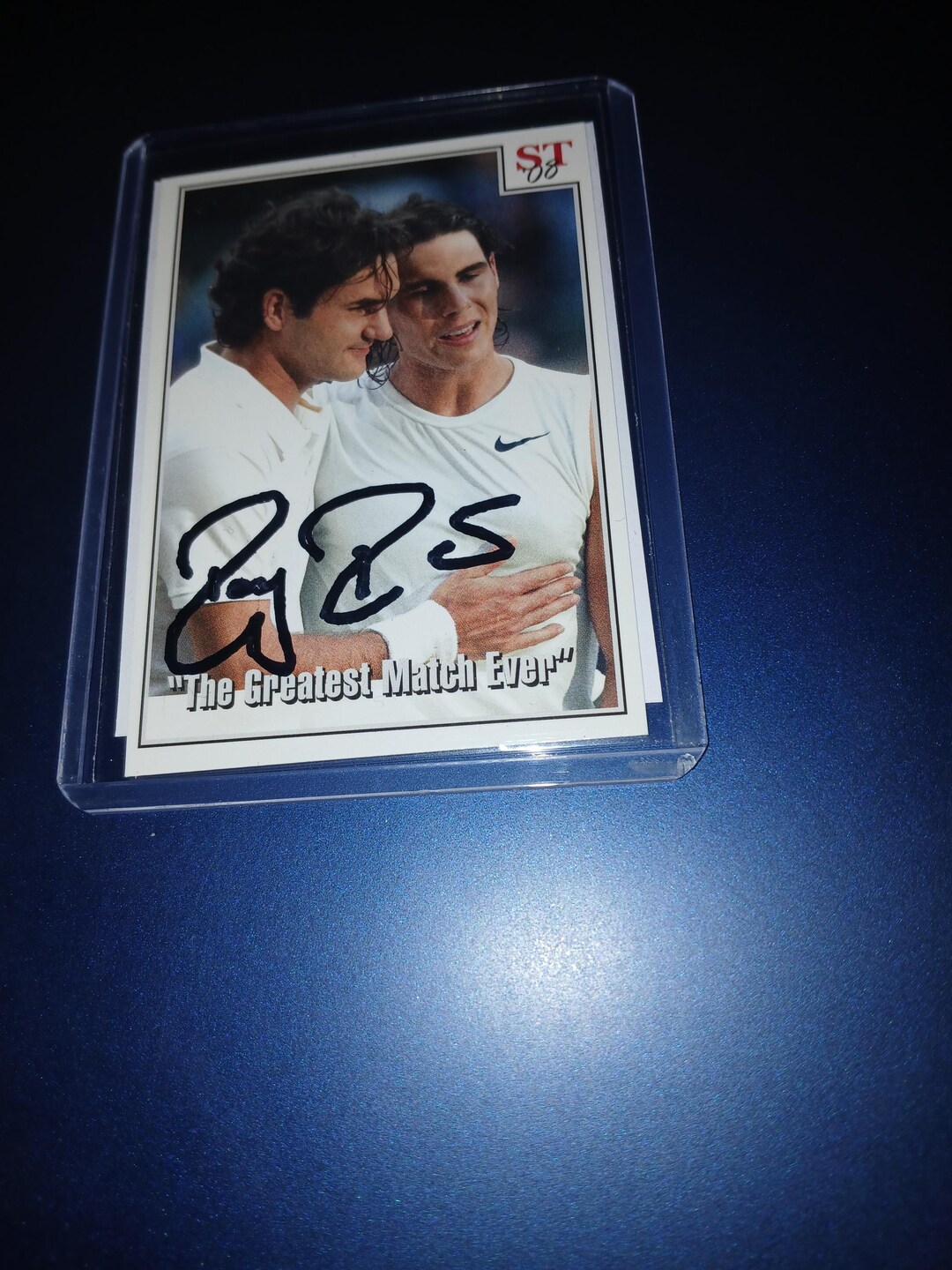 Roger Federer Autographed Card With COA - Etsy