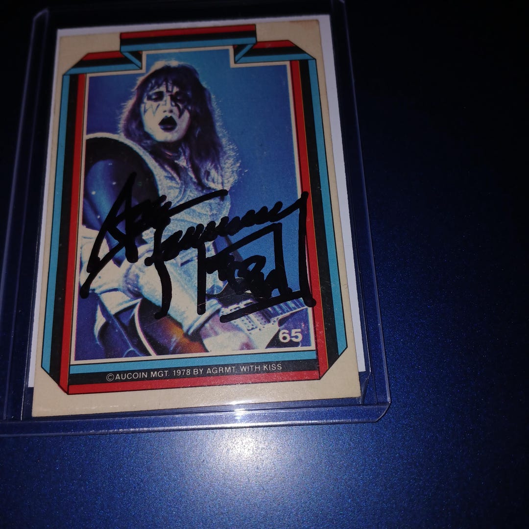 Ace Frehley Autographed Card With Cert - Etsy