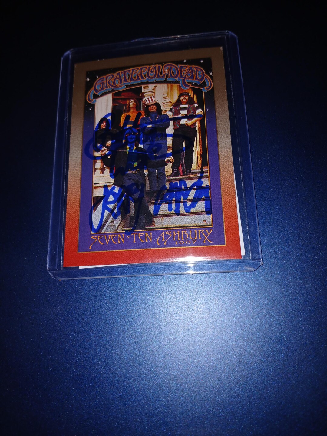 Jerry Garcia, Bob Weir Autographed Card With Coa - Etsy