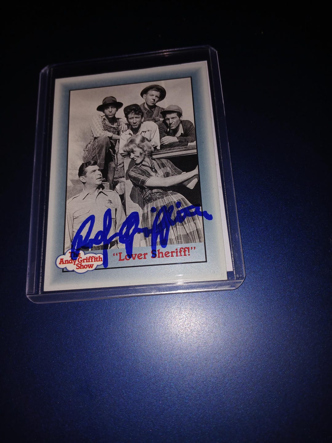 Andy Griffith Autographed Card With Coa - Etsy