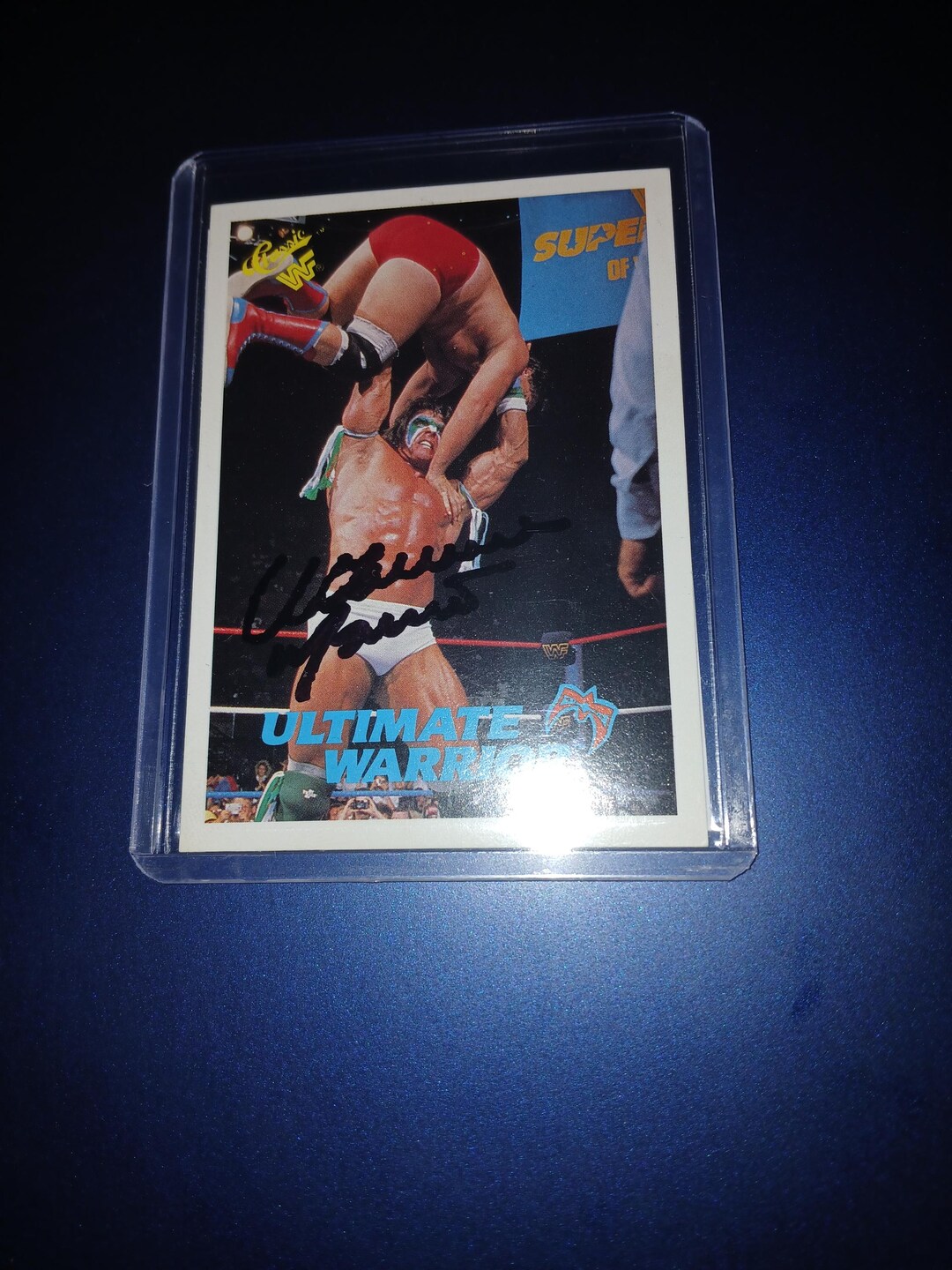 Ultimate Warrior Autographed Card With Coa - Etsy