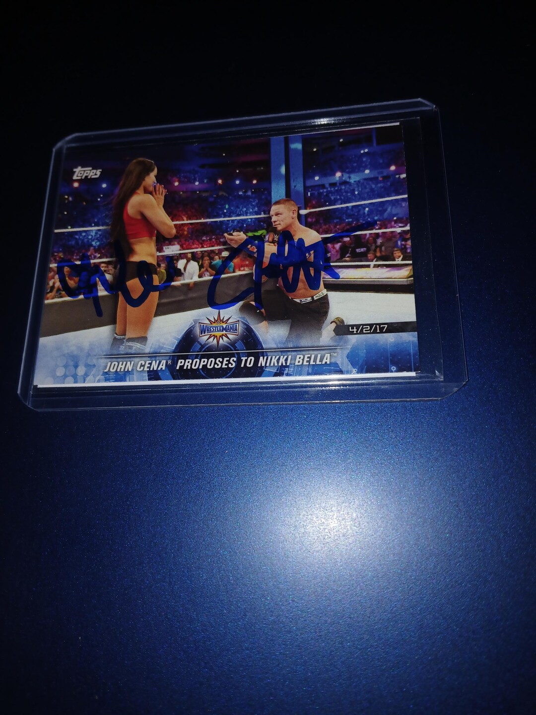 John Cena, Nikka Bella Autographed Card With COA - Etsy
