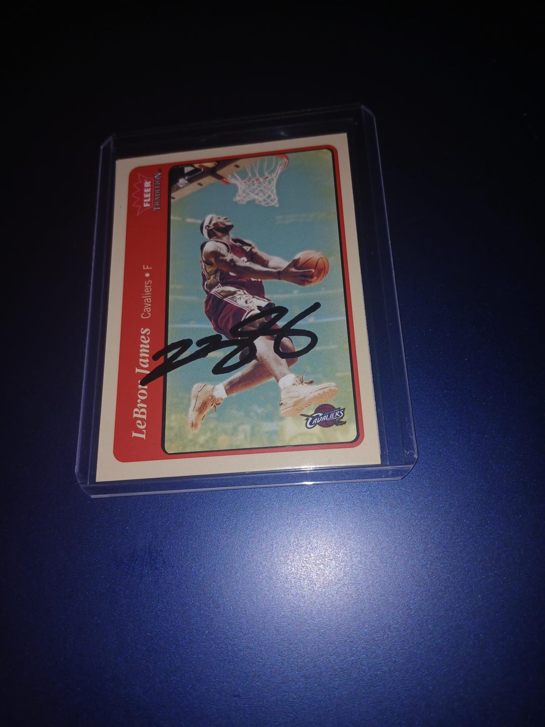 Lebron James Autographed Card With Coa - Etsy