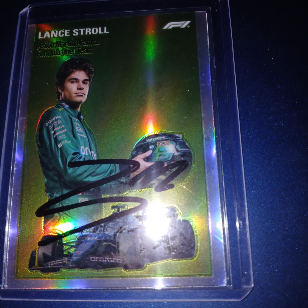 Lance Stroll Autographed Card With Cert - Etsy