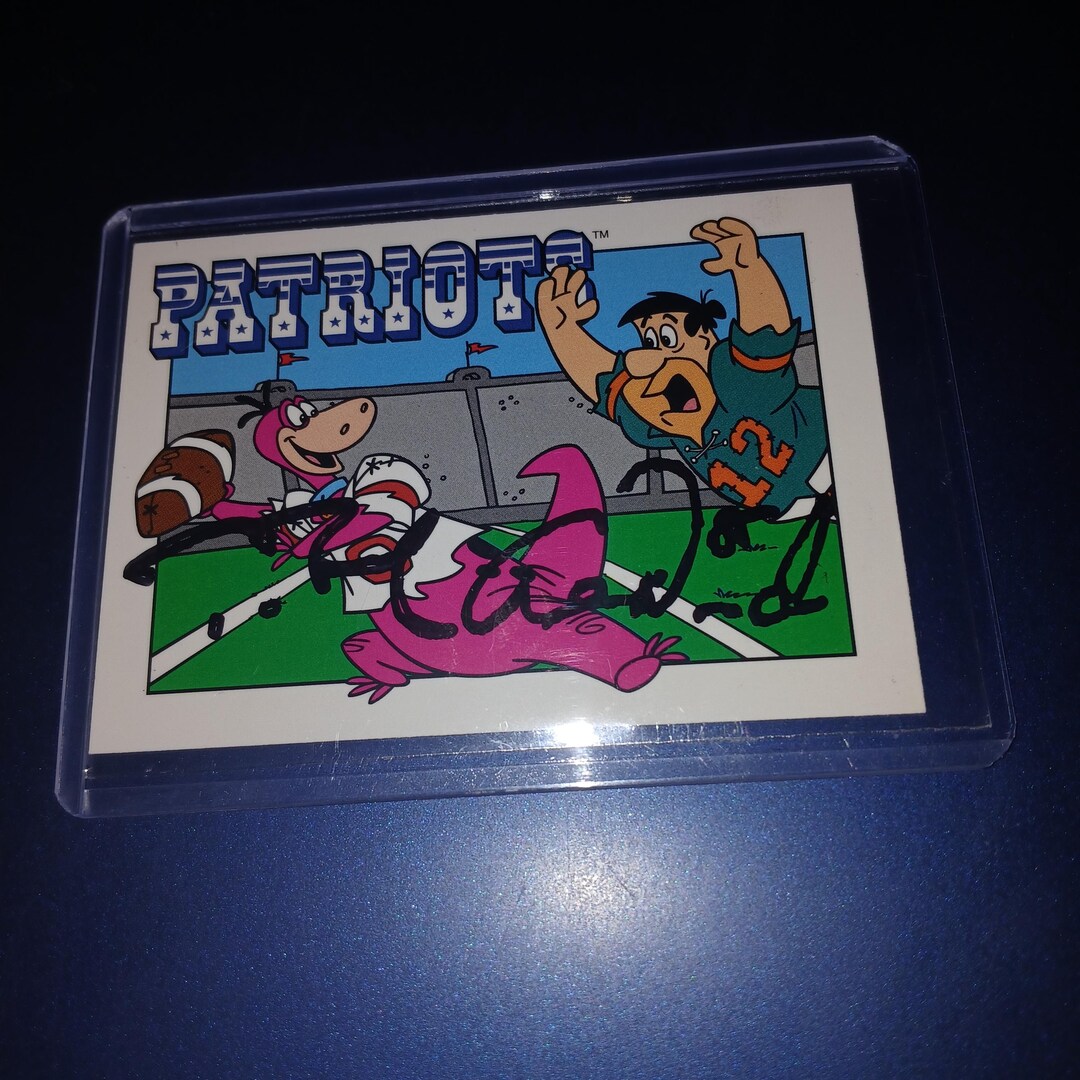 Tom Brady, Aaron Hernandez Autographed Card With COA - Etsy