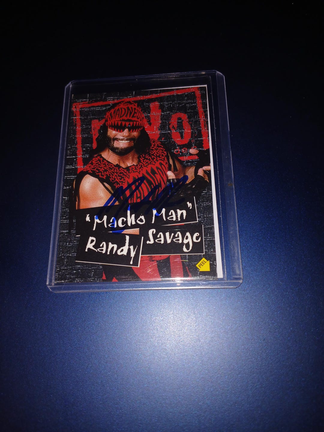 Macho Man Randy Savage Autographed Card With Coa - Etsy