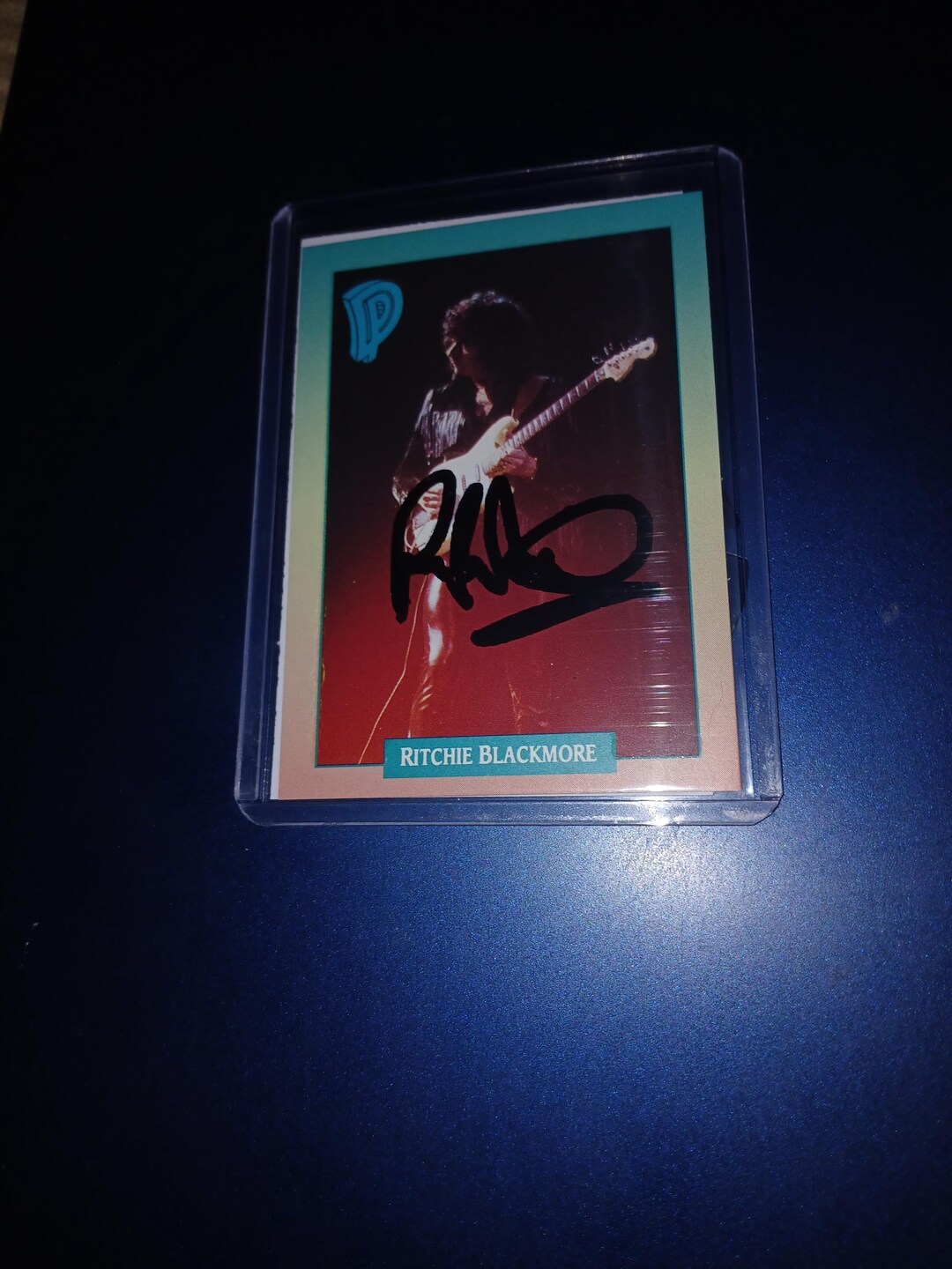 Ritchie Blackmore Autographed Card With Coa - Etsy