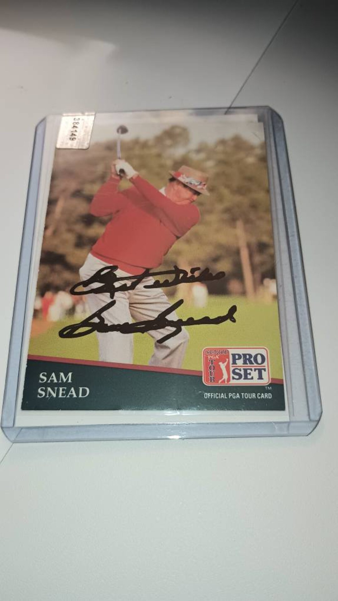 Sam Snead Autographed Card With Coa - Etsy