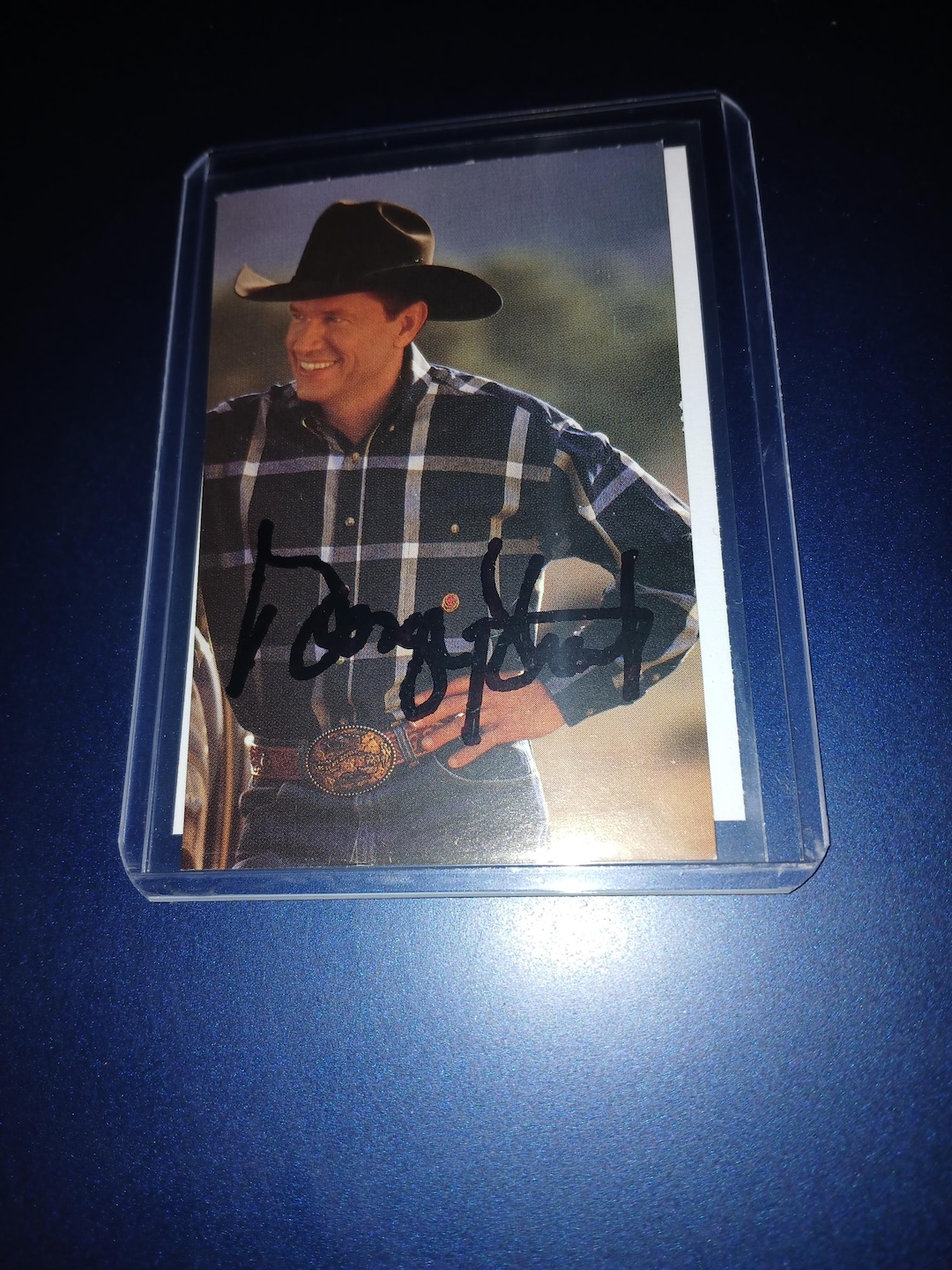 George Strait Autograph With COA - Etsy