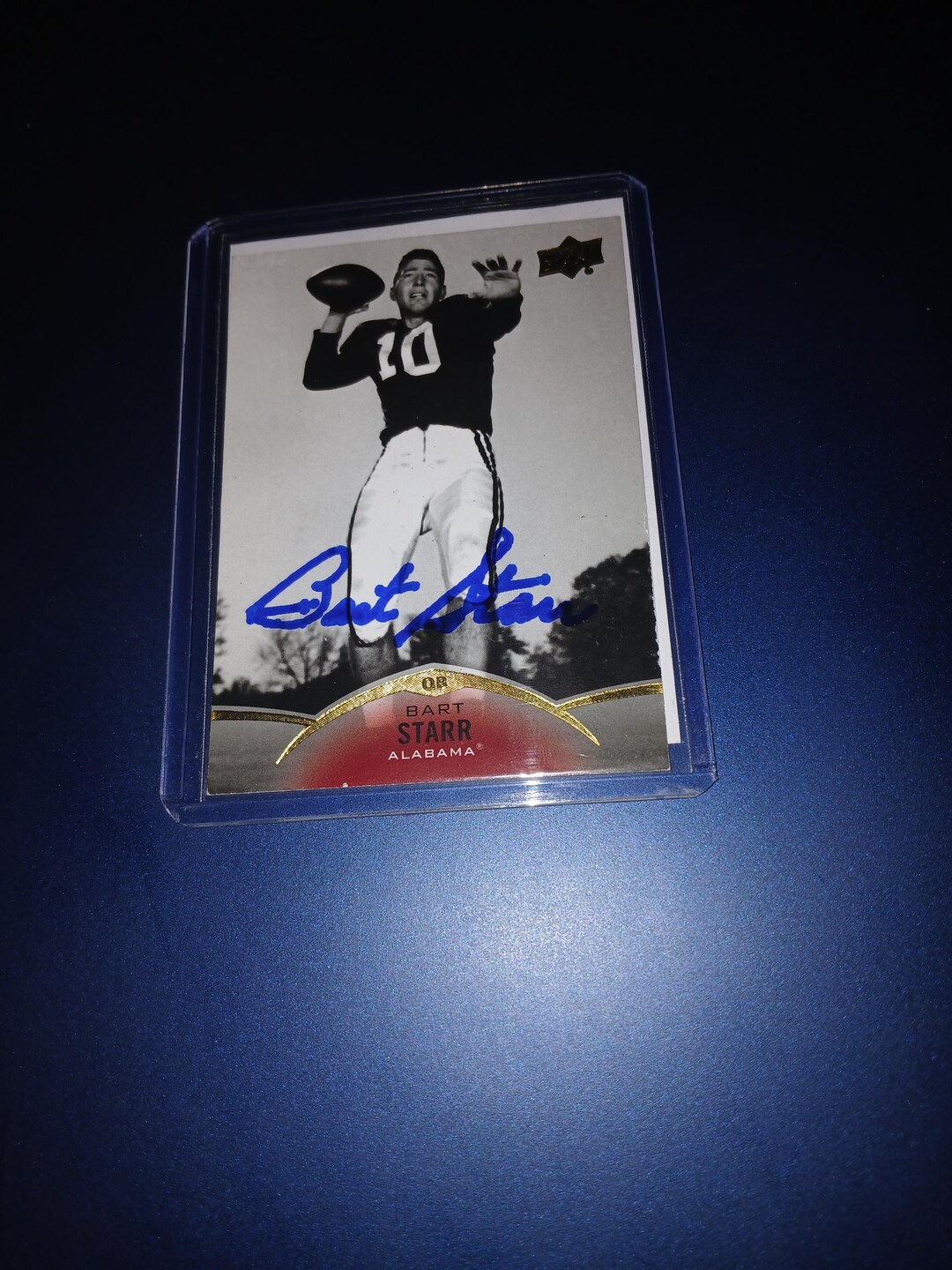 Bart Starr Autographed Card With Coa - Etsy