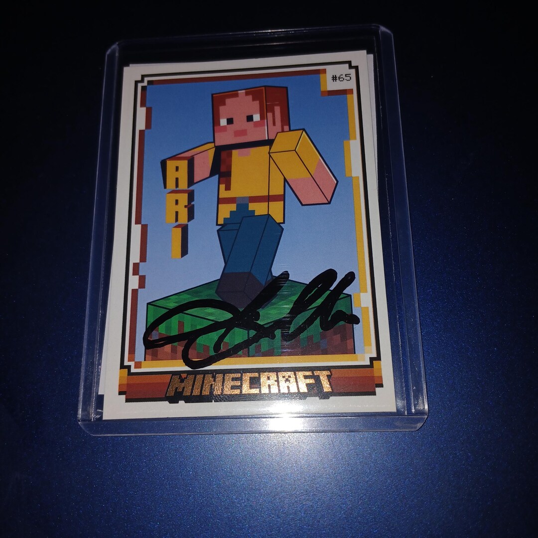 Jason Momoa Autographed Minecraft Card With Coa - Etsy