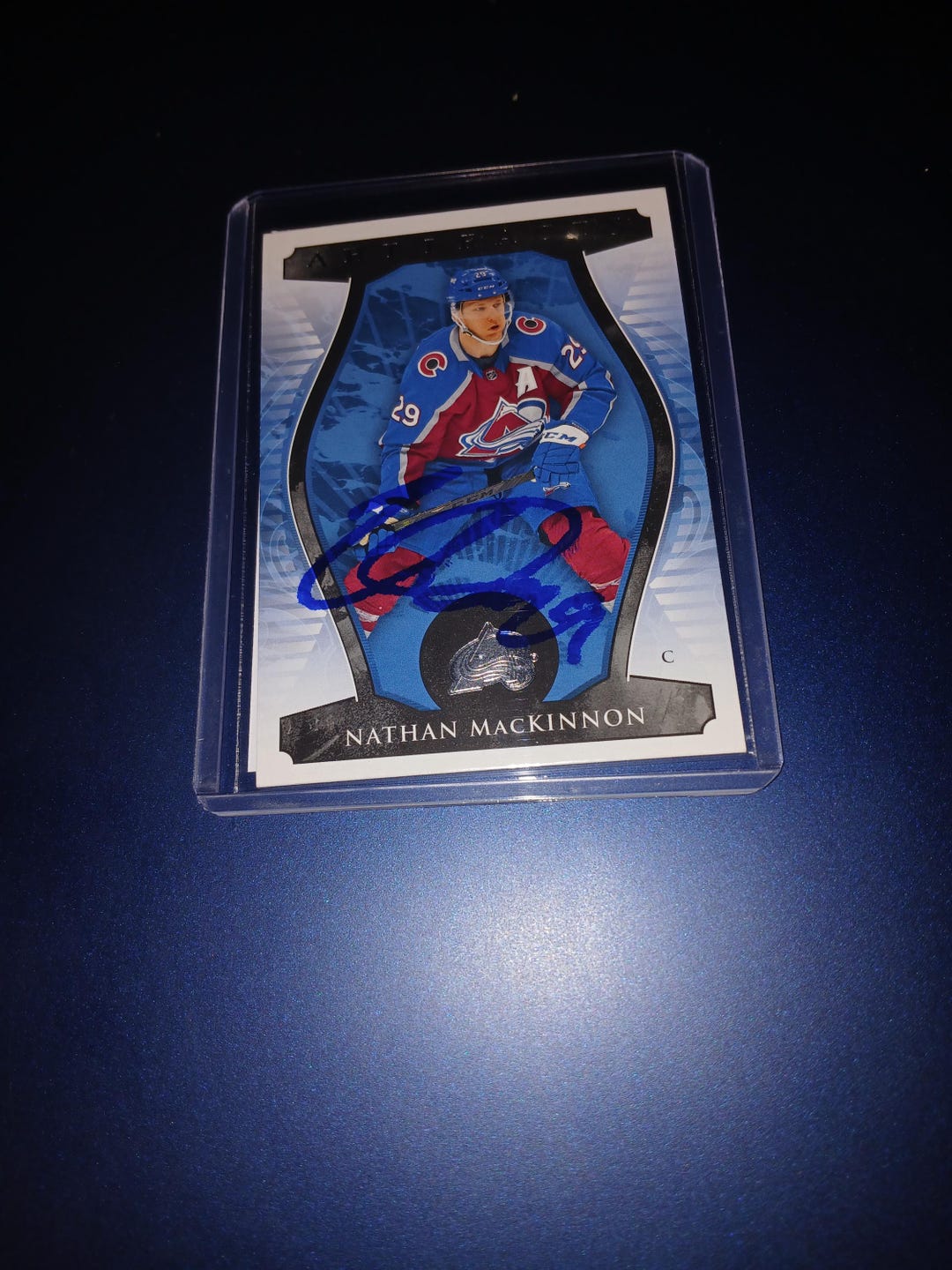 Nathan Mackinnon Autographed Card With Coa - Etsy