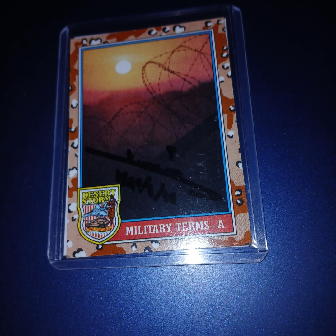 Saddam Hussein Autographed Card With Coa - Etsy