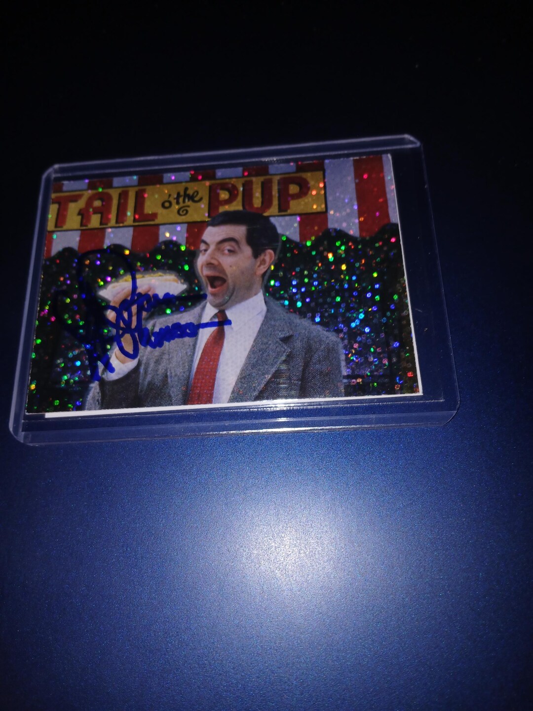 Mr. Bean Autographed Card With Coa - Etsy