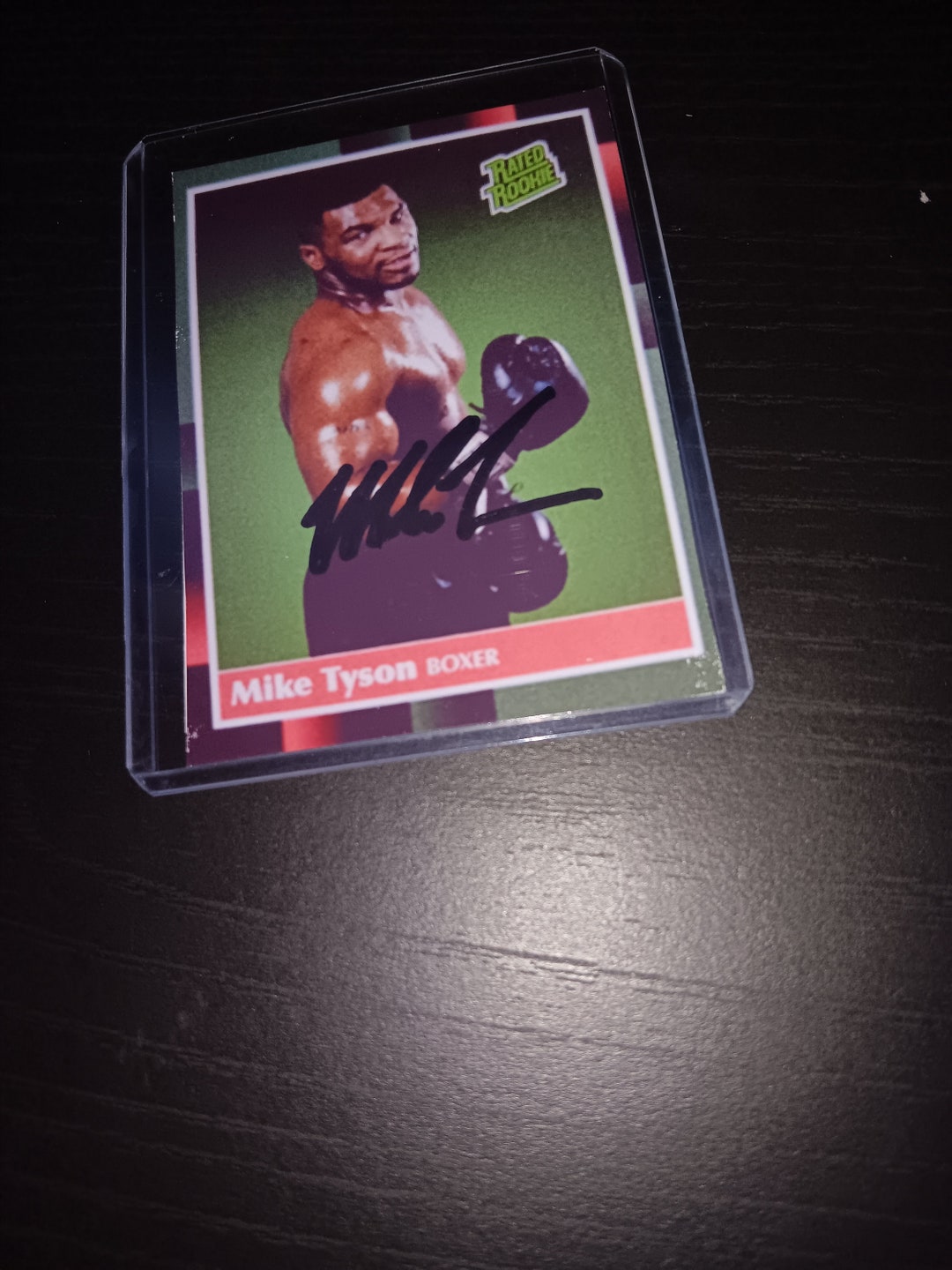 Mike Tyson Autographed Promo With Coa - Etsy