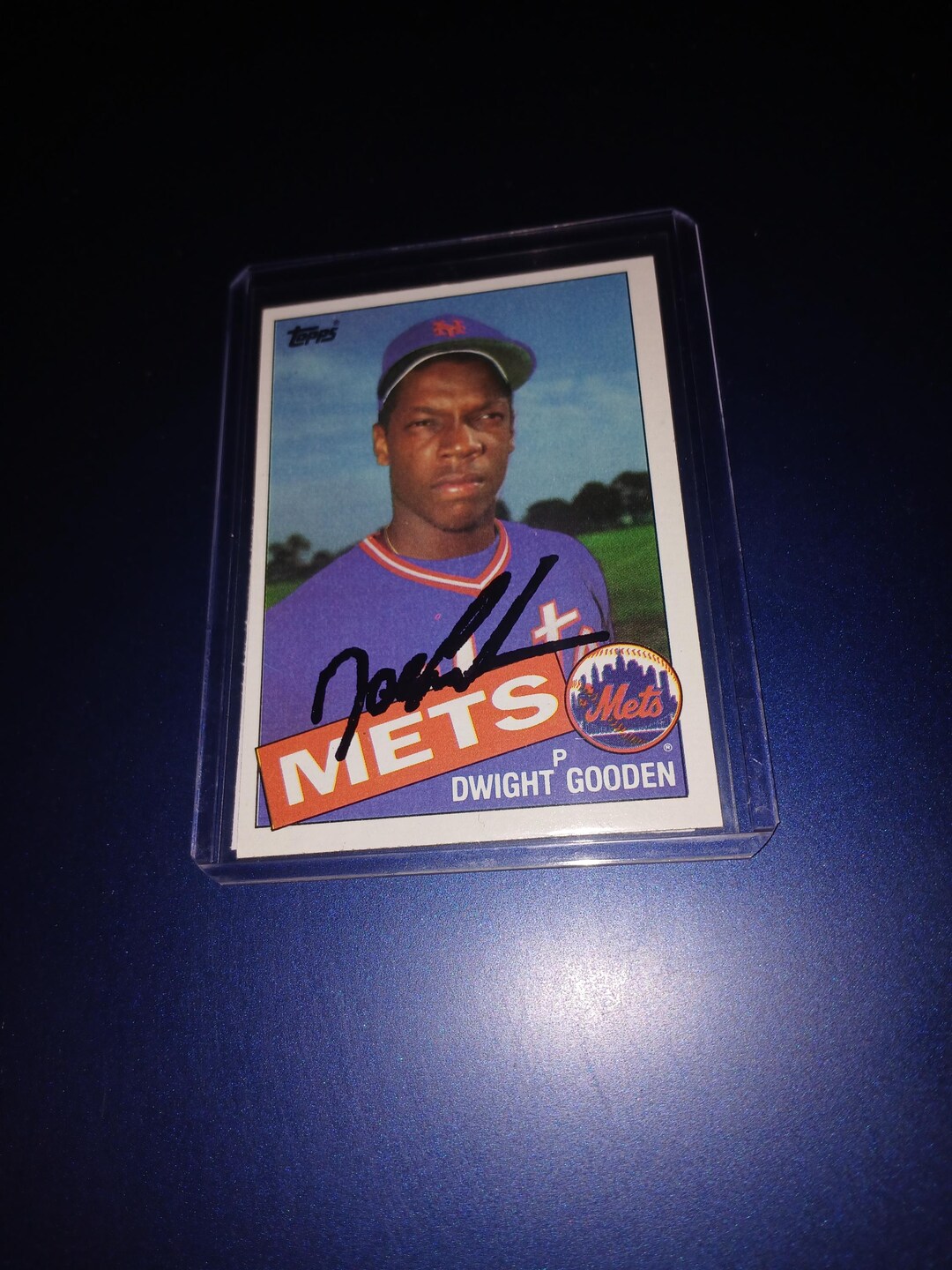 Dwight Gooden Autographed Rookie Card With Coa - Etsy