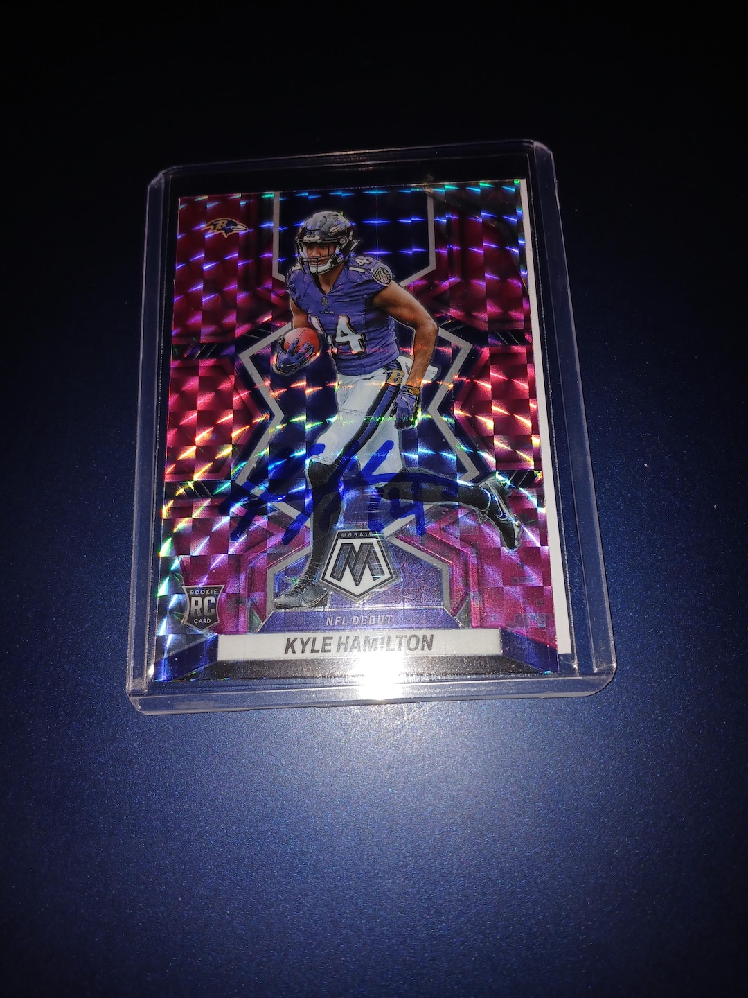 Kyle Hamilton Autographed Rookie Card With Coa - Etsy