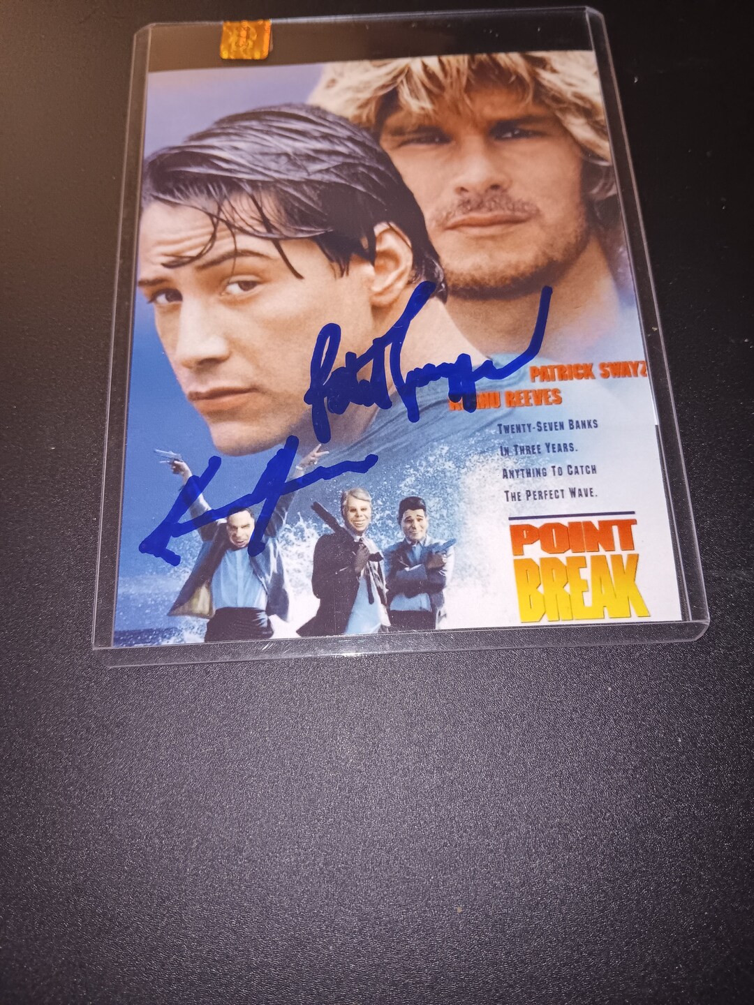 Patrick Swayze Keanu Reeves Autograph With Coa - Etsy