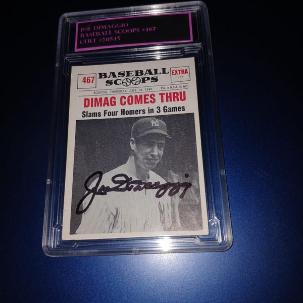 Joe Dimaggio - Etsy