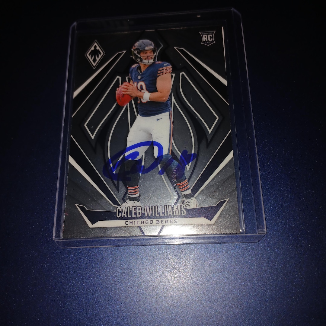 Caleb Williams Autographed Rookie Card With Coa - Etsy