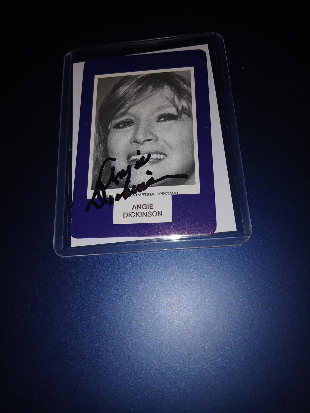 Angie Dickinson Autographed Card With Coa - Etsy