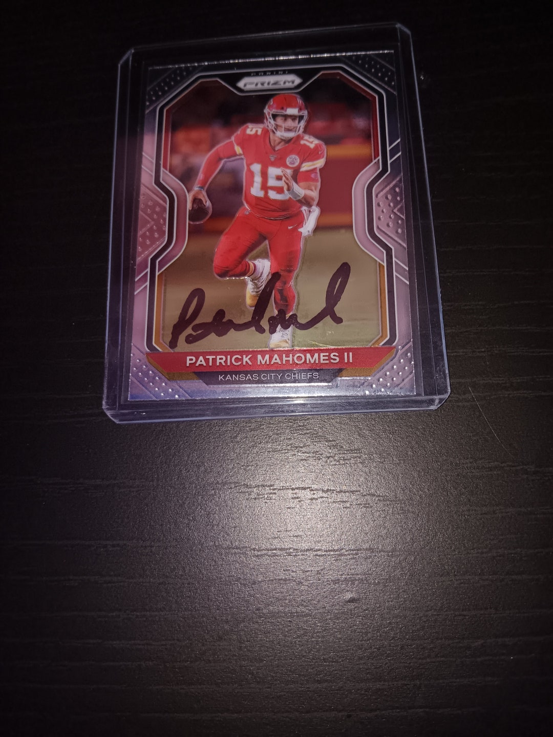 Patrick Mahomes Autographed Card With Coa - Etsy