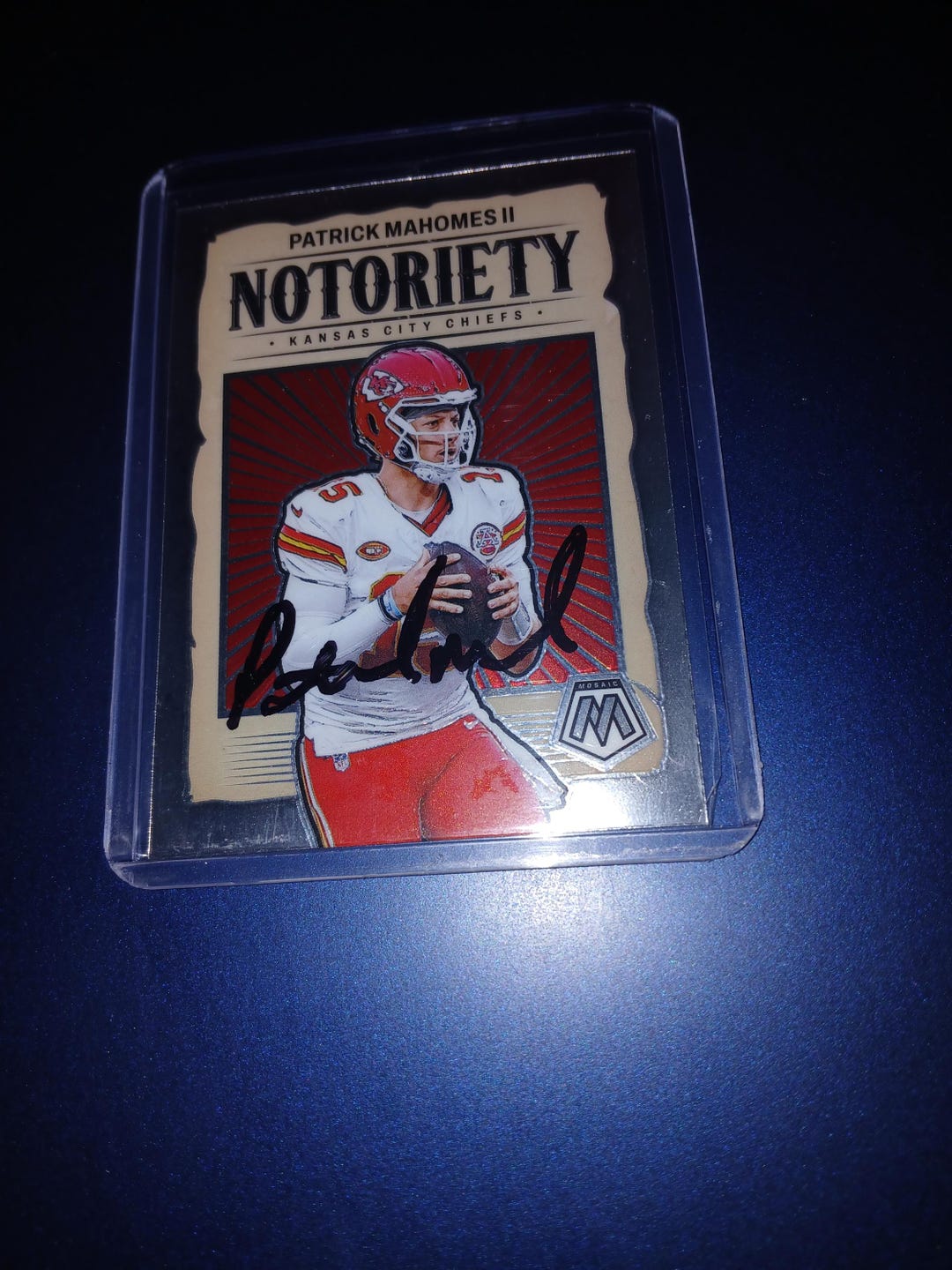 Patrick Mahomes Autographed Card With Coa - Etsy