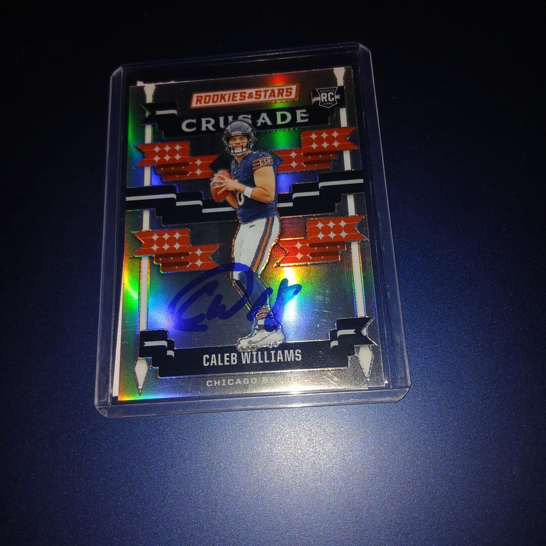 Caleb Williams Autographed Rookie Card With Coa - Etsy
