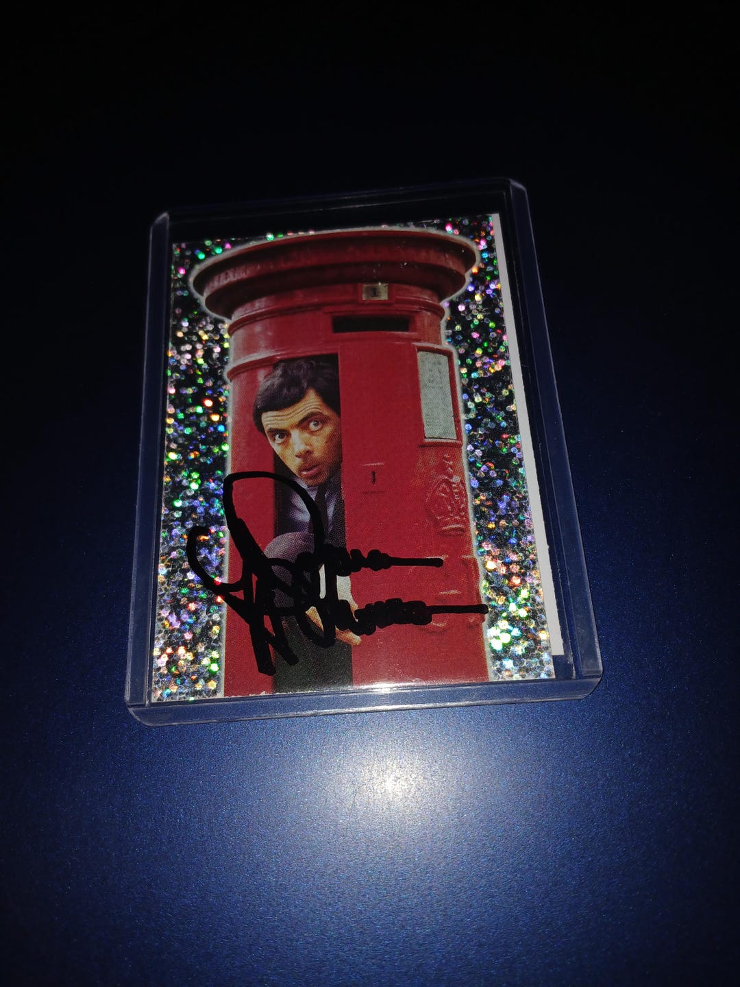 Mr. Bean Autographed Card With Coa - Etsy