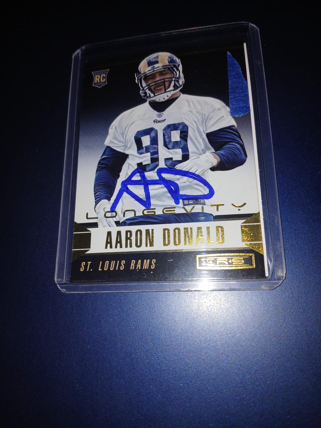 Aaron Donald Autographed Rookie Card With Coa - Etsy