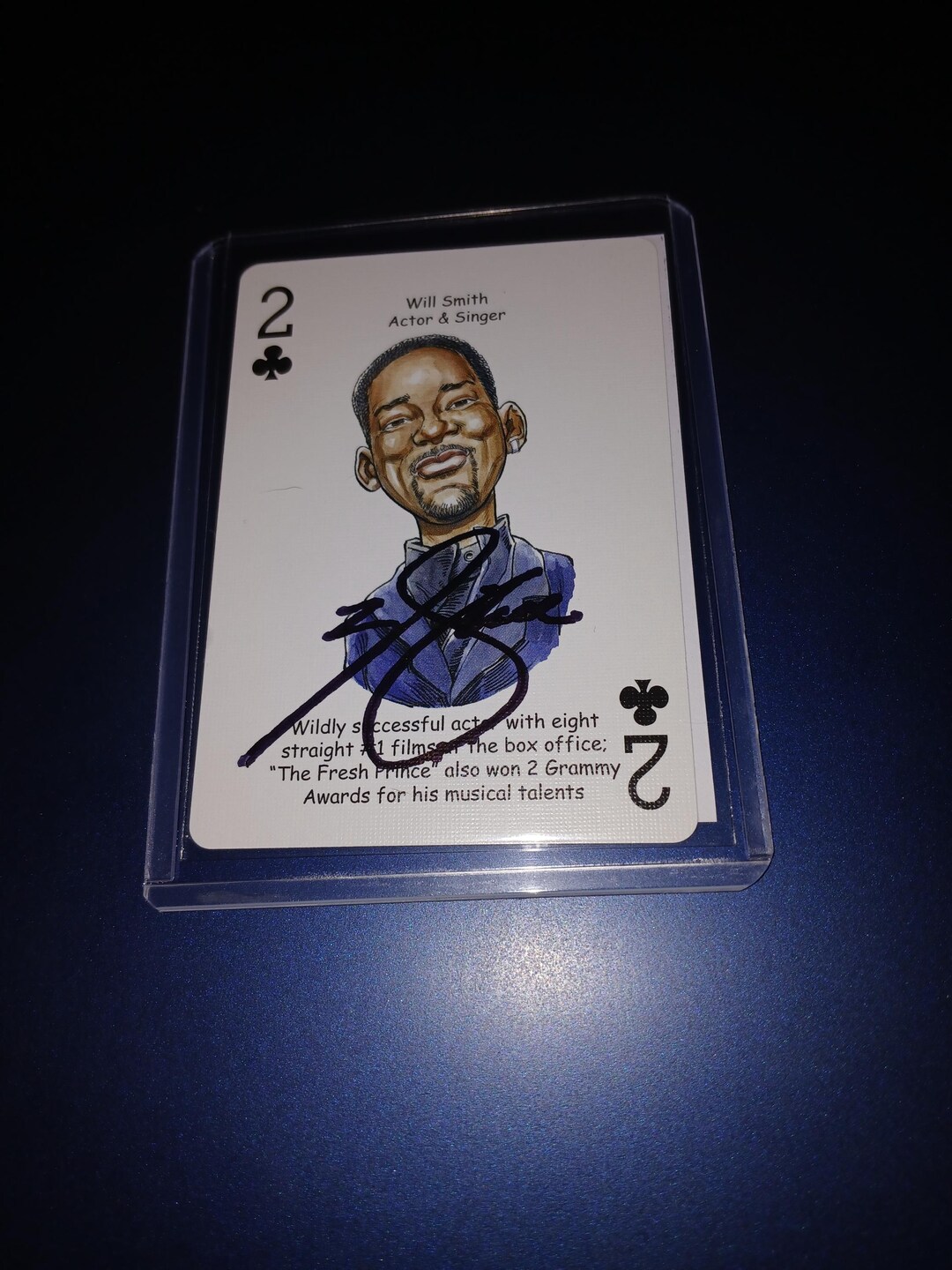 Will Smith Autographed Card With COA - Etsy