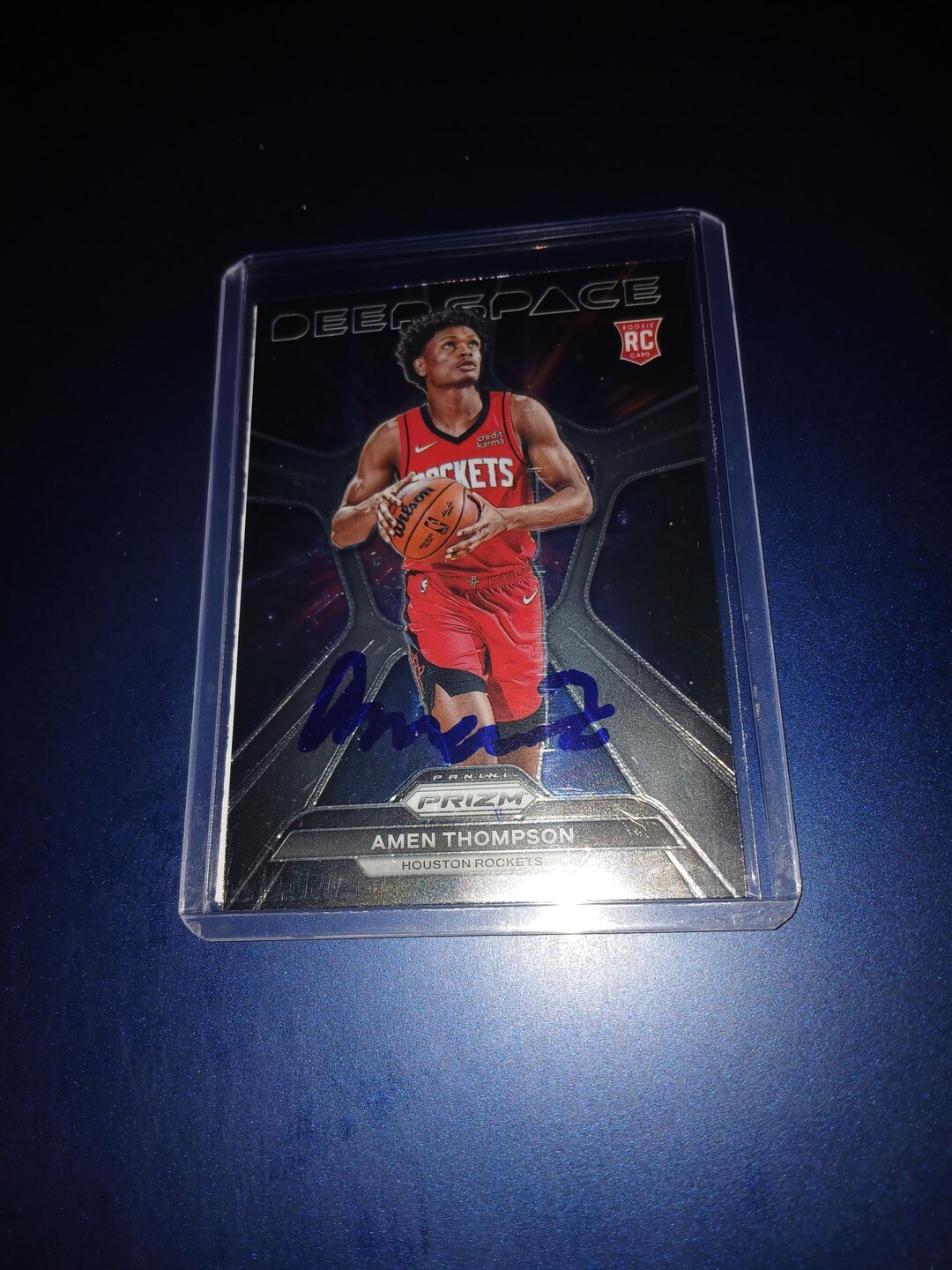 Amen Thompson Autographed Rookie Card With Coa - Etsy