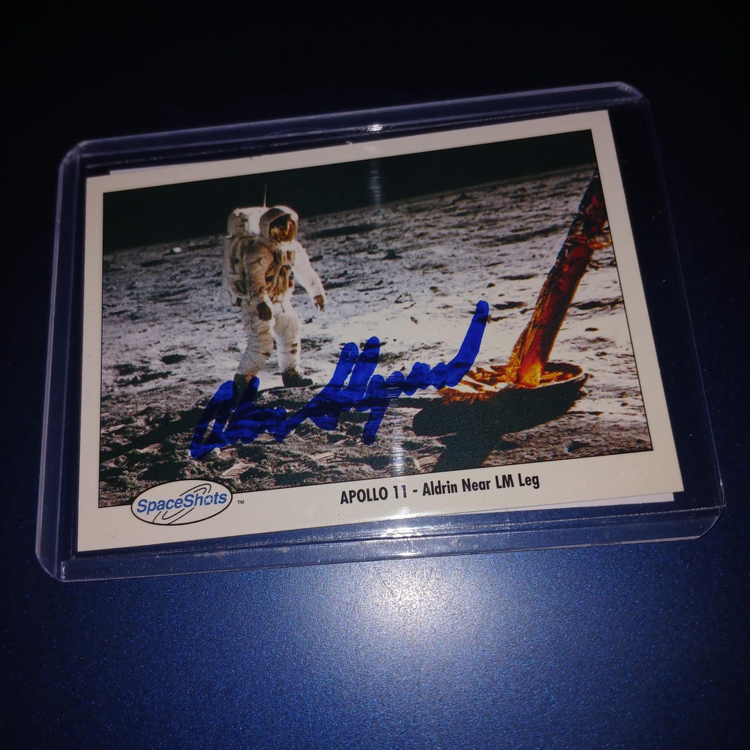 Alan Shepard Autographed Card With Cert - Etsy