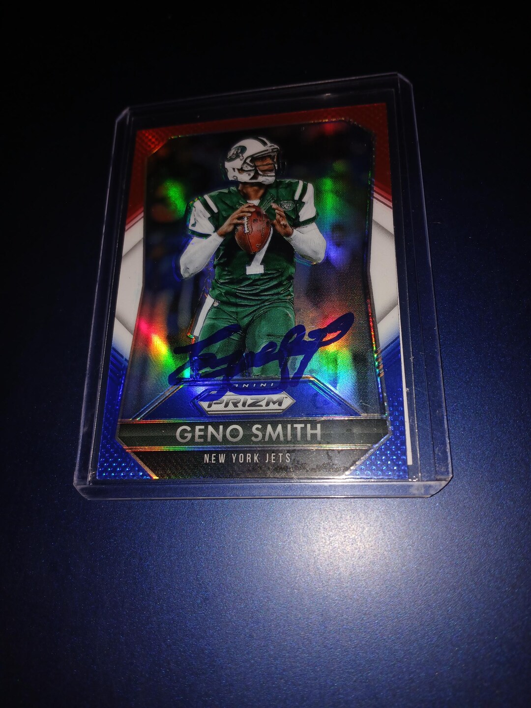 Geno Smith Autographed Card With Coa - Etsy