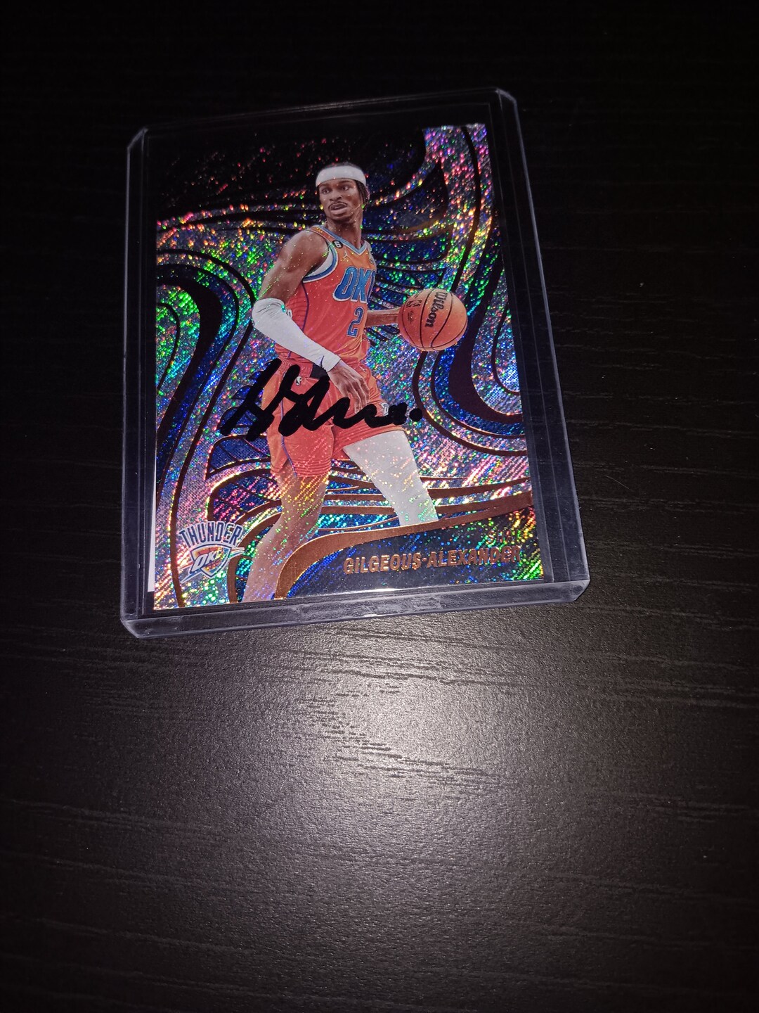 Shai Gilgeous-alexander Autographed Card With Coa - Etsy