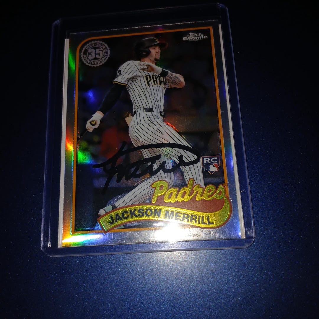 Jackson Merrill Autographed Card With Cert - Etsy